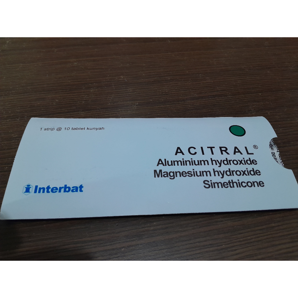 Jual ACITRAL TABLET CHEWABLE / STRIP (10 TABLET) | Shopee Indonesia