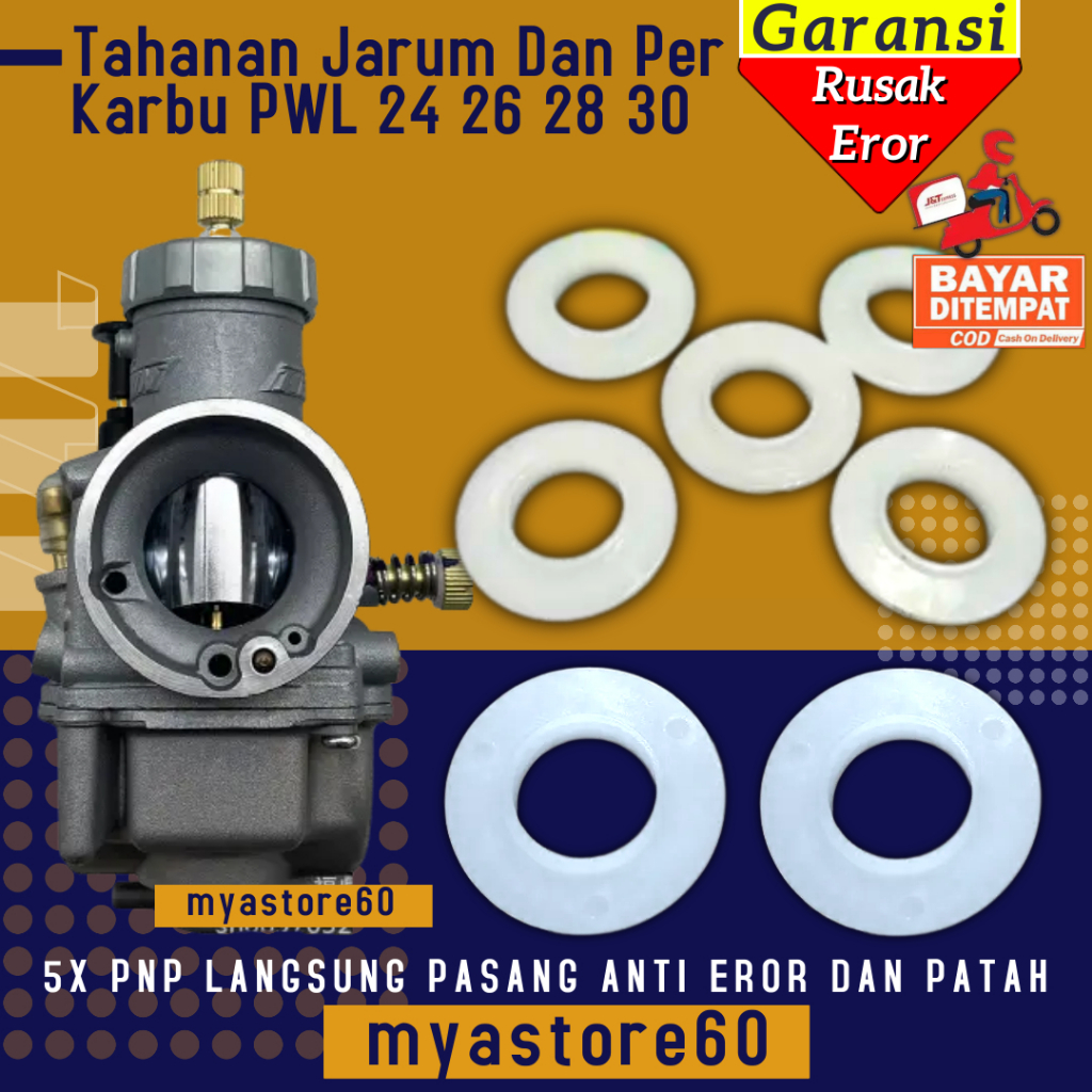 Jual Ring Penahan Tahanan Jarum Dan Per Karburator Karbu Carbu PWL 24 ...