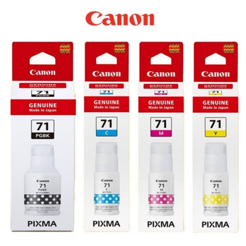 Jual Tinta Canon Pixma GI-71 untuk Printer Canon G1020, G1730, G1737 ...
