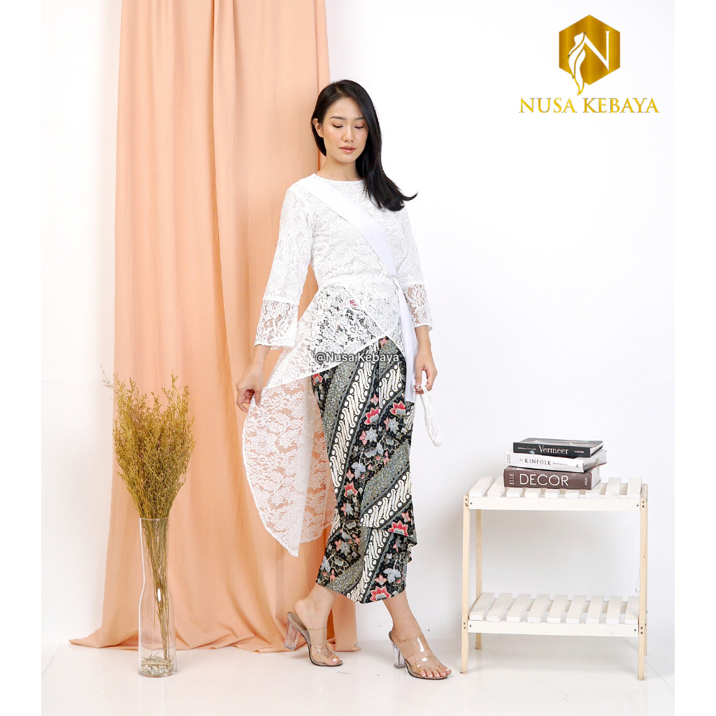 Jual Nusa_Kebaya Setelan Kebaya Selendang Modern / Kebaya Lamaran ...