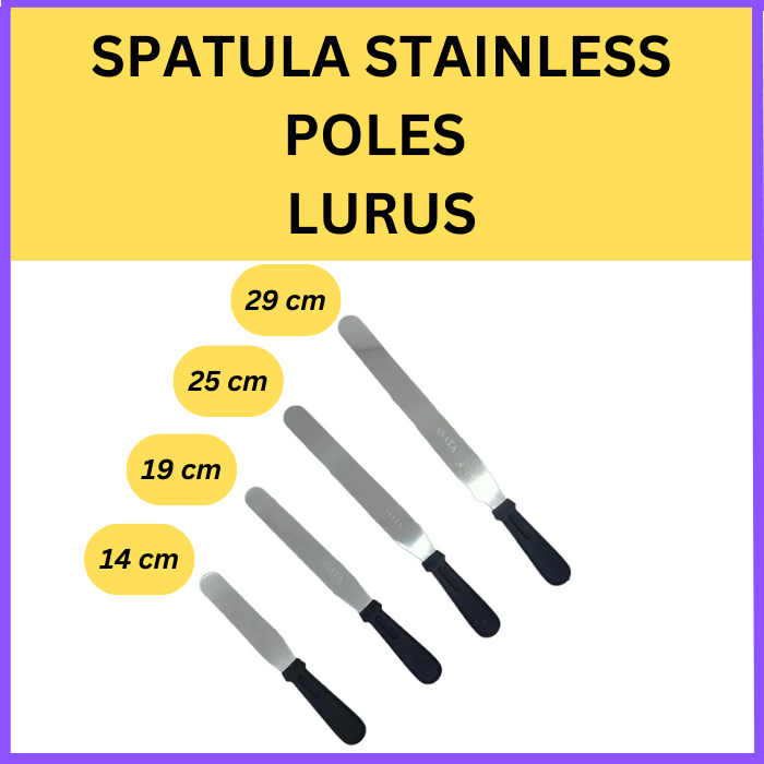Jual SPATULA POLES LURUS BENGKOK / SPATULA BUTTERCREAM / SPATULA DEKOR ...