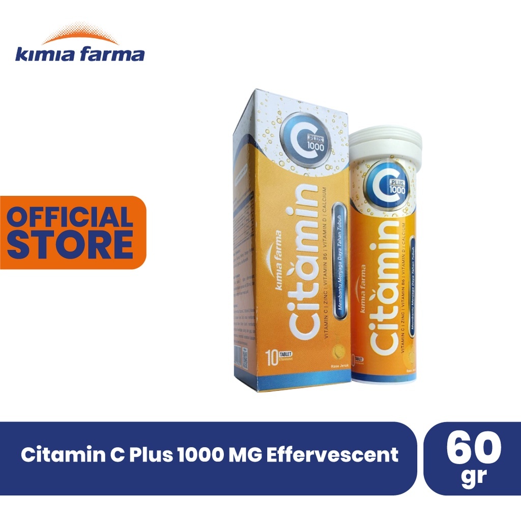 Jual Citamin C Plus 1000Mg Eff (Dus 10 Tab) | Shopee Indonesia