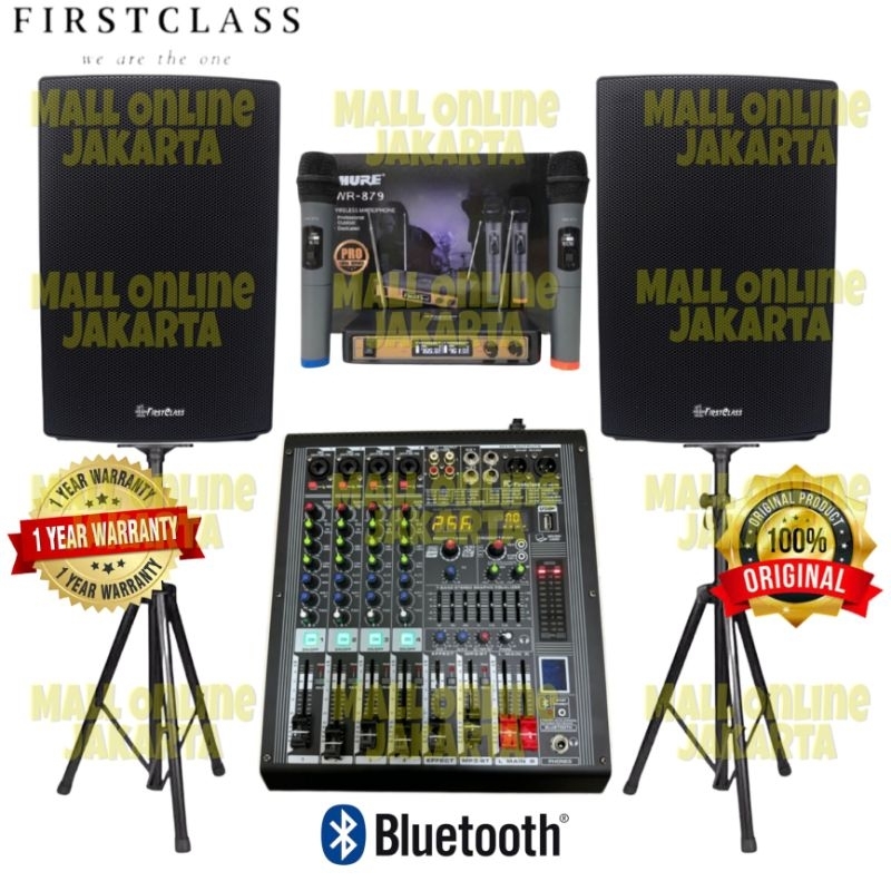 Jual Paket speaker 15 inch Firstclass sound system outdoor indoor 4 channel | Shopee Indonesia