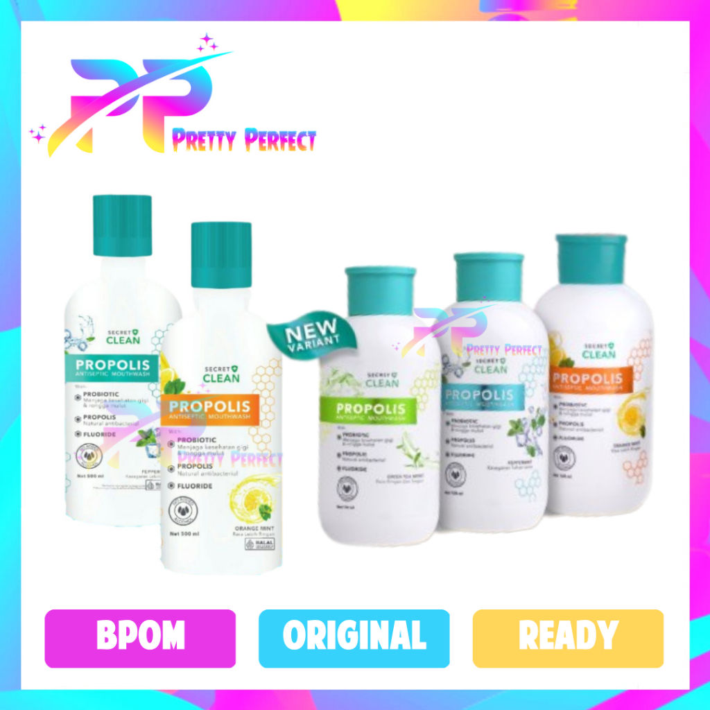 Jual Secret Clean Propolis Antiseptic Mouthwash | Shopee Indonesia