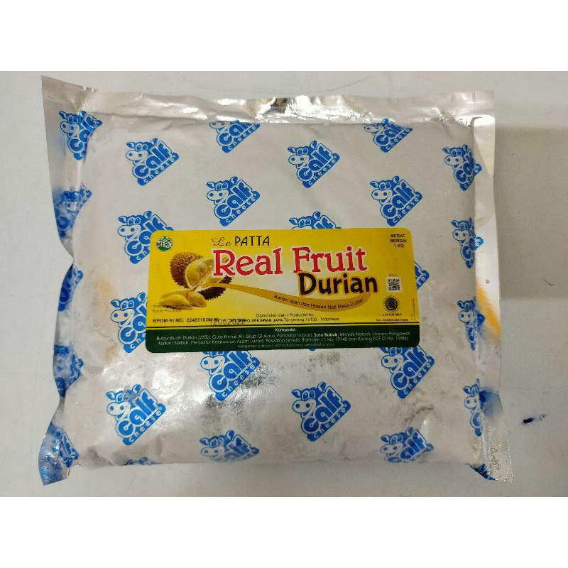 Jual LEPATTA REALFRUIT DURIAN 1KG ( HARUS INSTANT ) | Shopee Indonesia