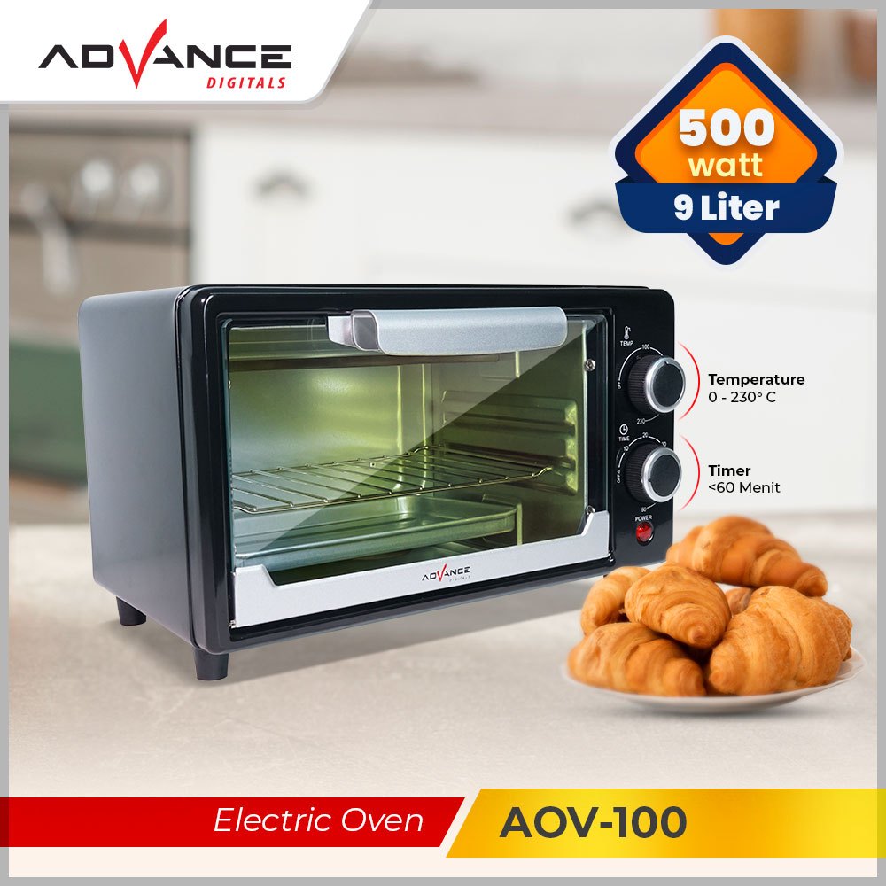 Jual Advance Oven Listrik 9L 500W Multifungsi AOV100 Garansi Resmi 1 ...