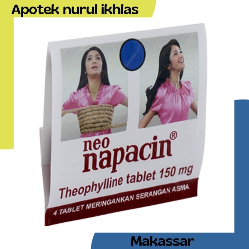Jual NEO NAPACIN OBAT SESAK NAPAS STRIP | Shopee Indonesia
