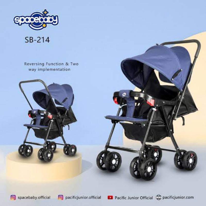Jual STROLLER BABY new born SPACE BABY SB 202/ SB 203/ SB 204/ SB 315 ...