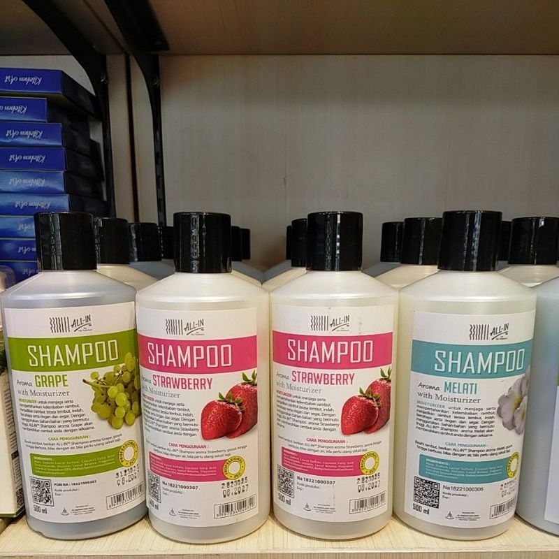 Jual ALL IN SHAMPO 500ML botol | Shopee Indonesia