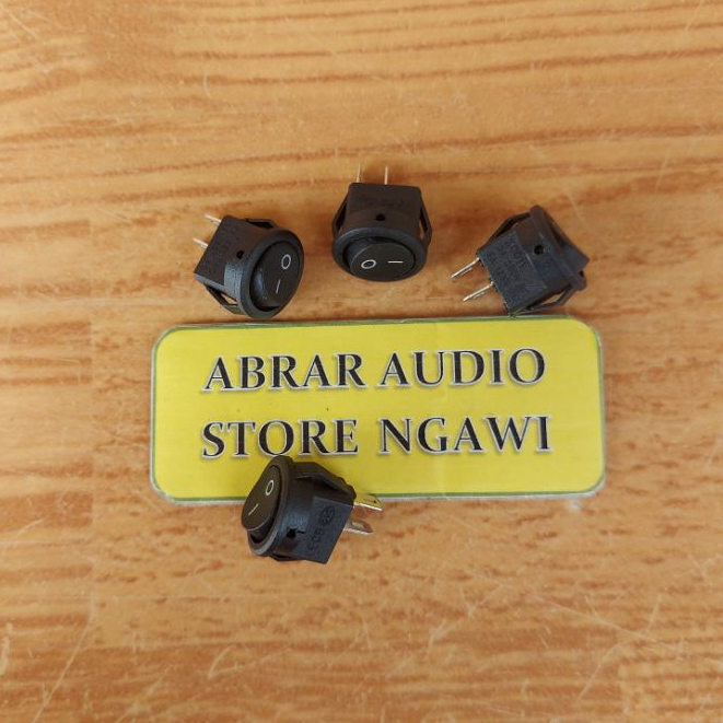 Jual Switch / Saklar Power BULAT TANPA Lampu SUPER KECIL BULAT ON OFF ...
