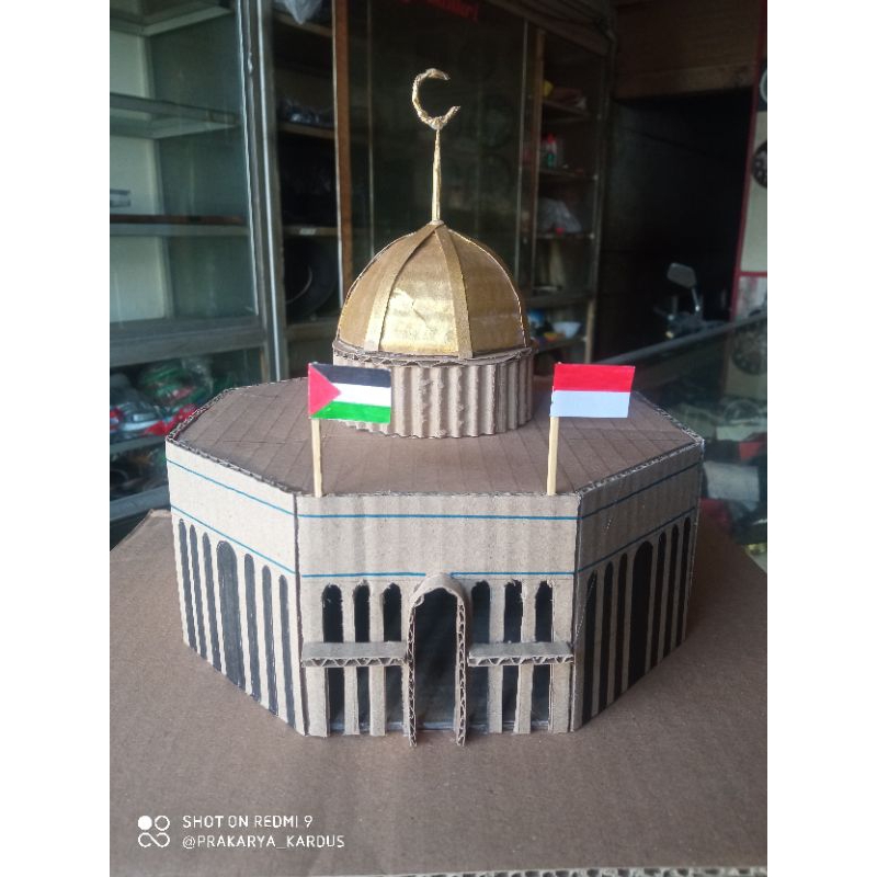Jual prakarya kardus miniatur masjid al aqsa | Shopee Indonesia