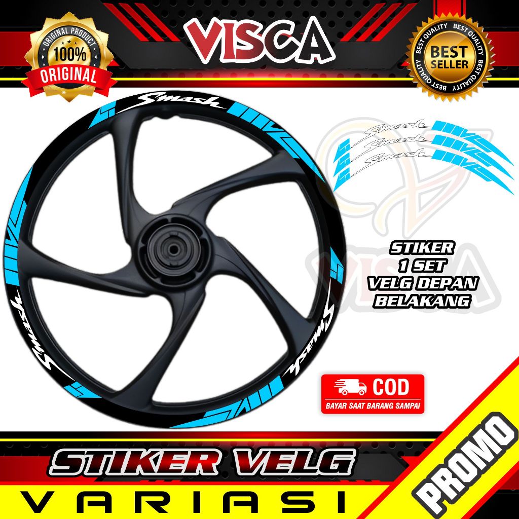 Jual Stiker Velg List Velg Motor Stiker Velg Smash Motif Abstrack ...