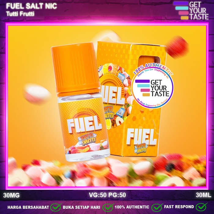 Jual Liquid FUEL Tutti Frutti Salt Nic 30ML Saltnic by Iben MA x JVS ...