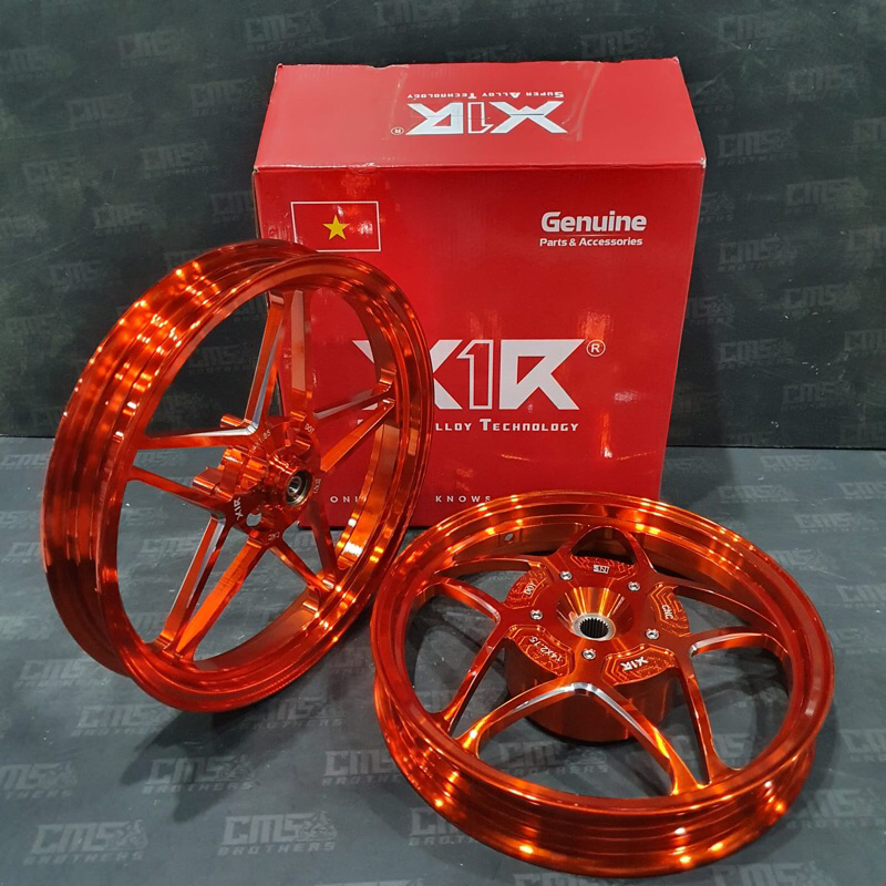 Jual Velek Velek X1R Model Bintang Aluminium CNC Honda Vario 110 Beat ...