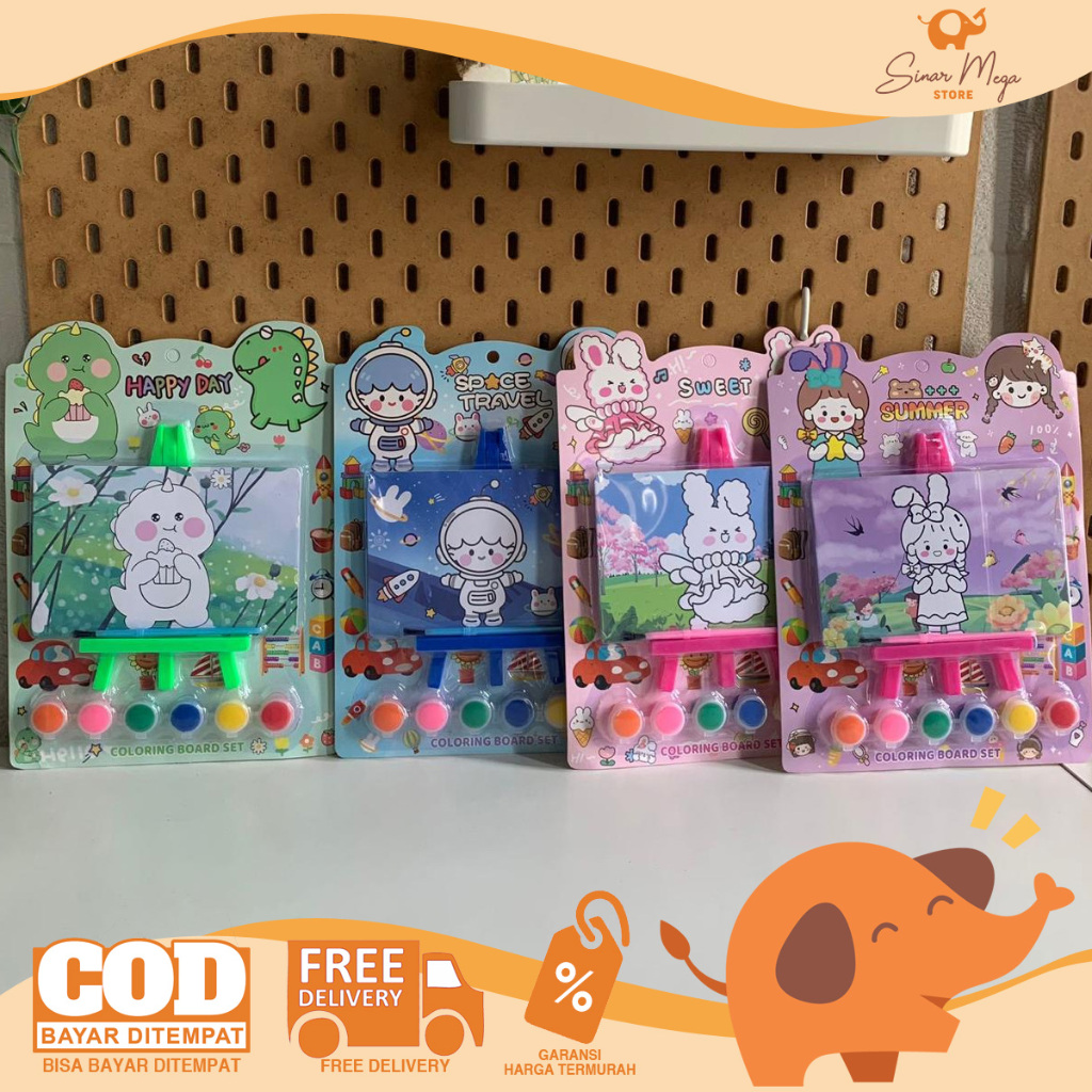 Jual Fancy Drawing Set (9922) / Alat Mewarnai 1 Set Paket Alat Melukis ...