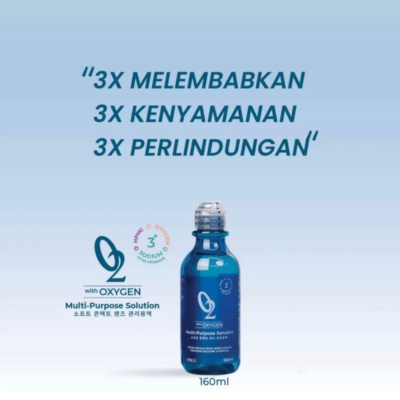 Jual {NEW KEMASAN} Cairan Softlens O2 Oxygen 160ml by Omega / Air ...