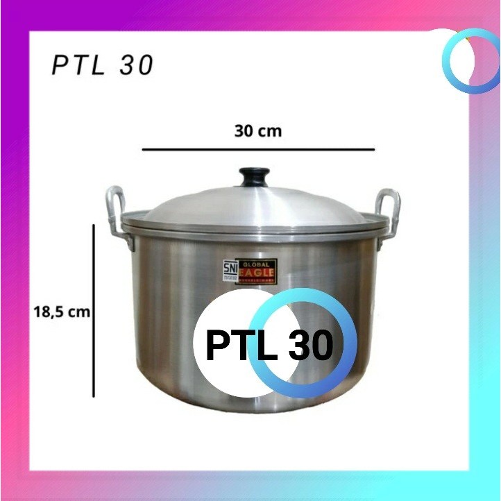 Jual PANCI MASAK AIR - PANCI ALMUNIUM GLOBAL EAGLE TANPA SARINGAN UK 16 ...