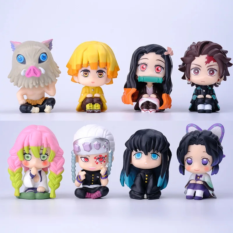 Jual 1pc ACTION FIGURE KIMETSU NO YAIBA / TANJIRO / NEZUKO / ZENITSU ...
