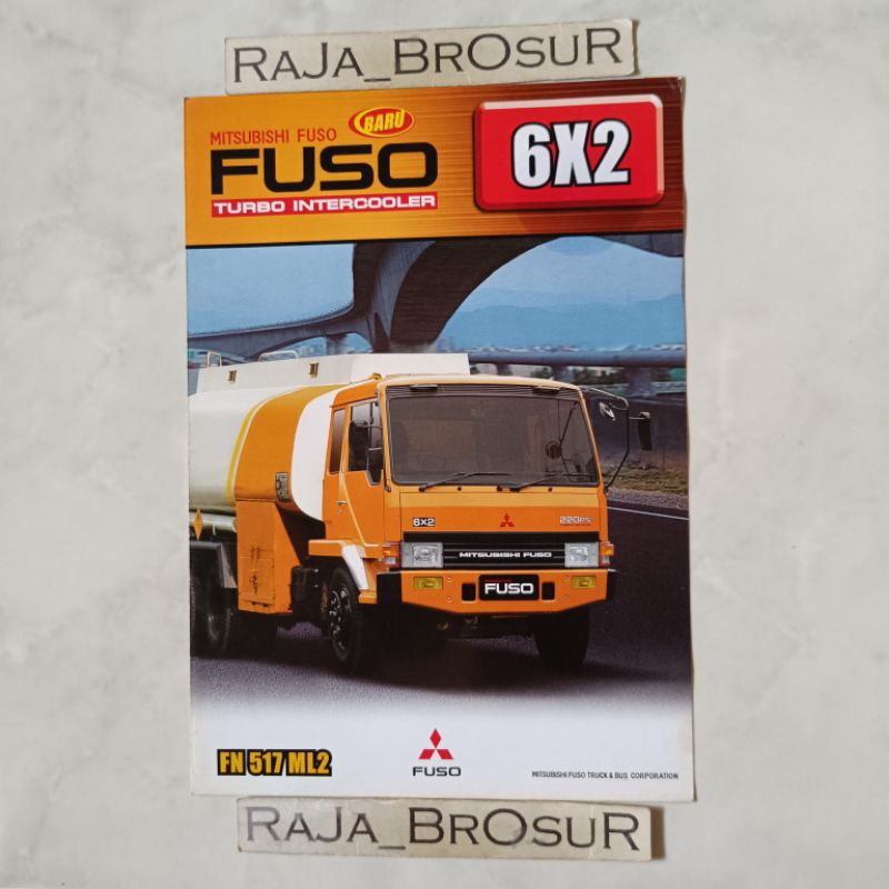 Jual Poster brosur katalog leaflet Mitsubishi fuso FN 517 FN517 ML 2 220 PS 6x2 2010 | Shopee ...