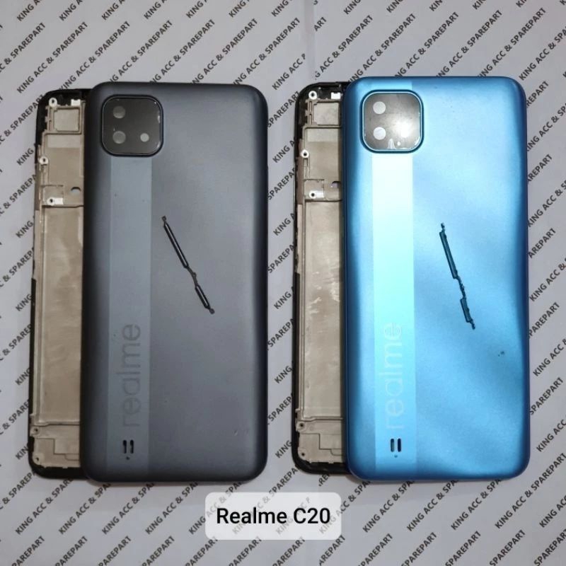 Jual Casing Housing Fullset Hp Realme C20 RMX3063 RMX3061 Kesing ...