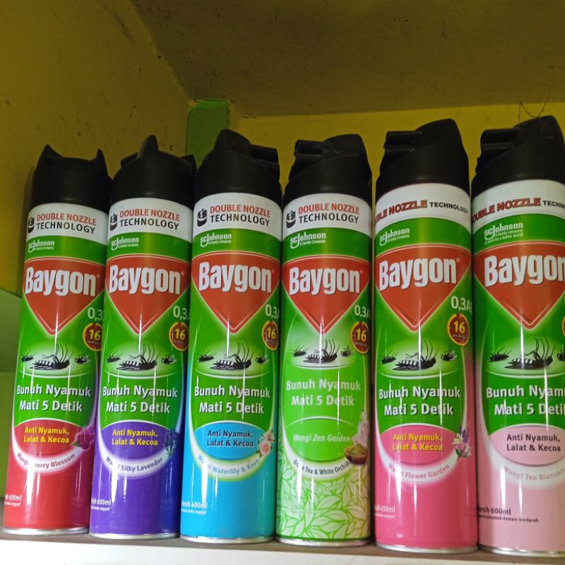 Jual Baygon obat nyamuk spray 600ml | Shopee Indonesia
