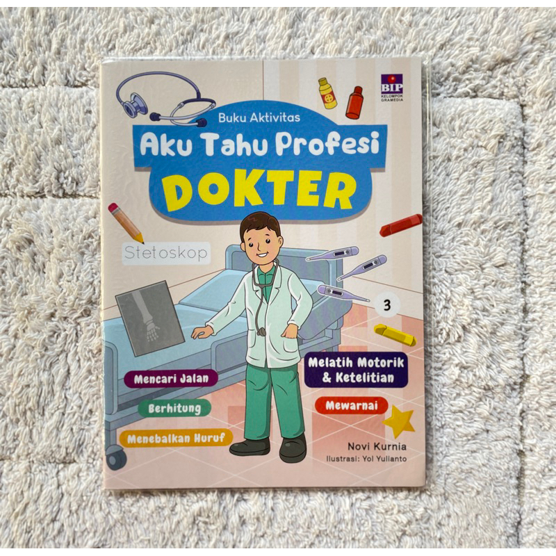 Jual Gramedia : Buku Aktivitas Aku Tahu Profesi - Guru - Dokter - Polisi | Shopee Indonesia