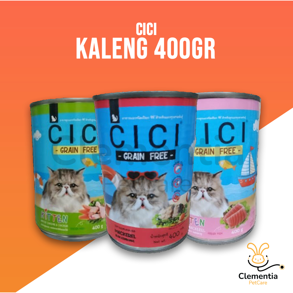 Jual Cici Kaleng 400 gram makanan Kucing Kaleng Cici Cat Food 400gr ...