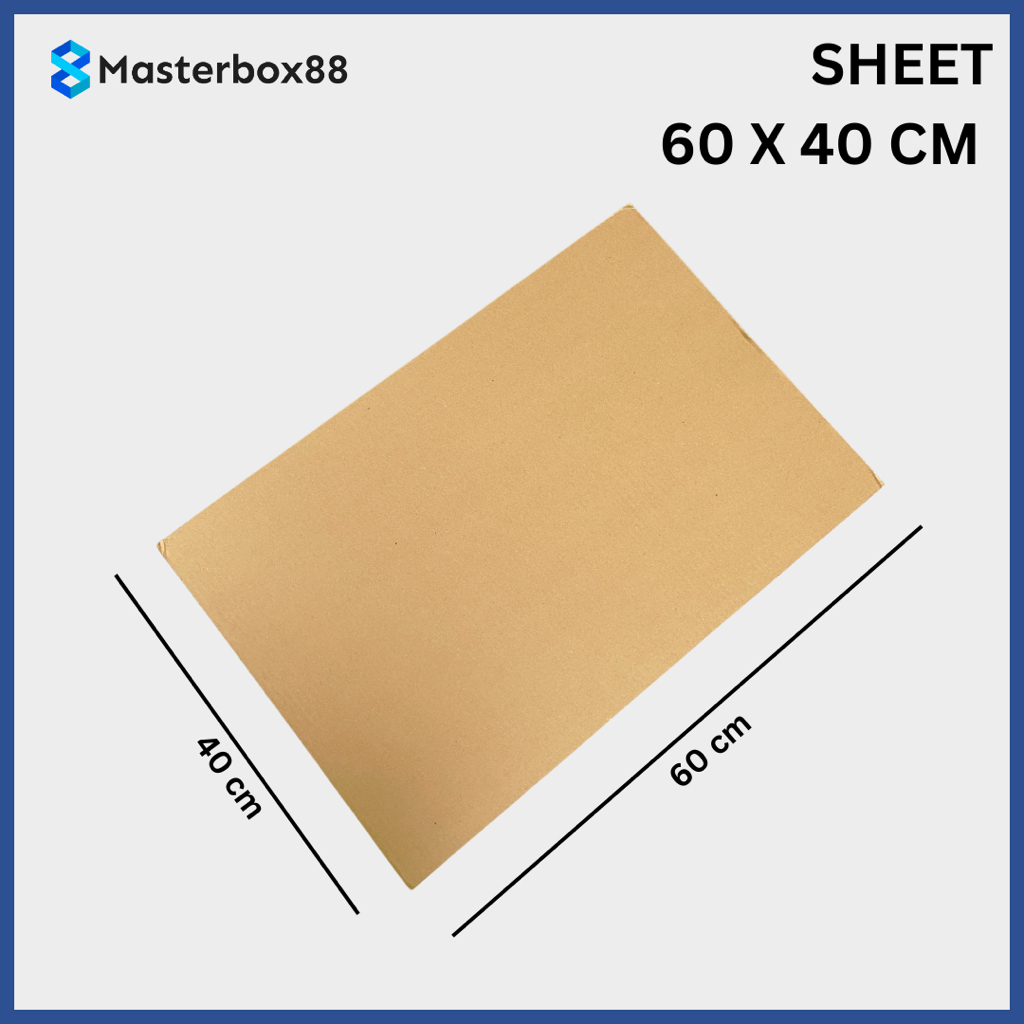 Jual Kardus/Karton/Lembaran/Sheet/Packing 60 x 40 cm Karton Board ...