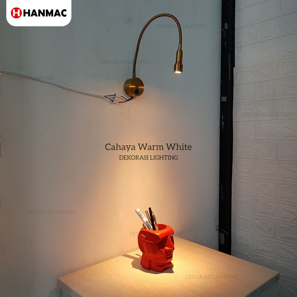 Jual Lampu dinding led spiral body gold 1.5watt sorot lukisan lampu ...