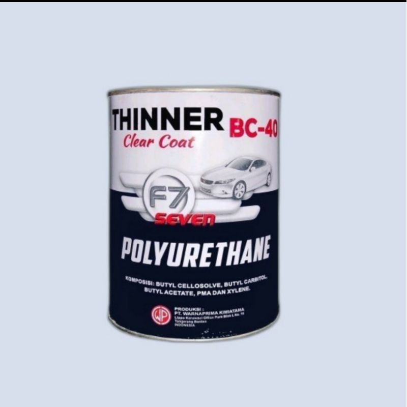 Jual THINNER THINER F7 SEVEN BC 40 POLYURETHANE 1Kaleng | Shopee Indonesia
