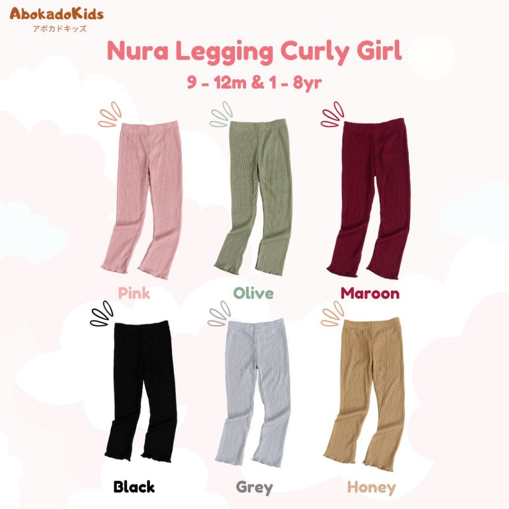 Jual Abokado - Nura Legging Curly Girl - Legging Anak Perempuan ... Jual Abokado - Nura Legging Curly Girl - Legging Anak Perempuan ...