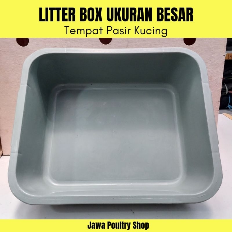Jual LITTER BOX UKURAN BESAR / TEMPAT PASIR KOTORAN KUCING | Shopee ...