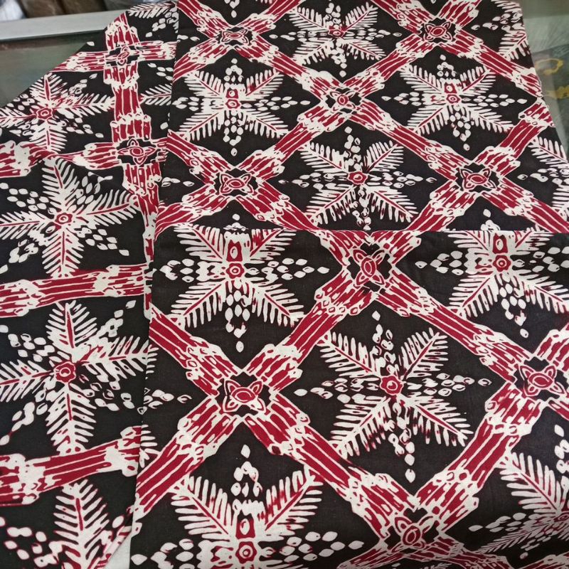 Jual BAHAN BATIK LEBAK ASLI MERAH CURULUK SARUNTUI | Shopee Indonesia