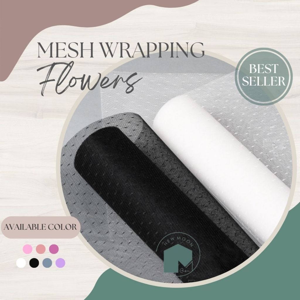 Jual Flower Wrap Mesh Korean Jaring Bunga Wrapping Jala Net Buket ...