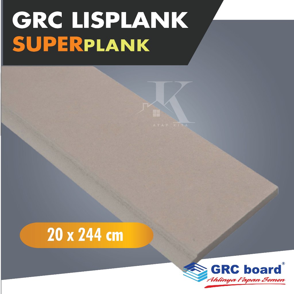Jual Lisplank Grc 20cm Bavel / Super Plank Polos / Lis Plank Grc ...