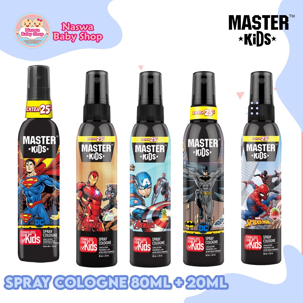 Jual Master Kids Spray Cologne Parfum Anak 100ml | Shopee Indonesia