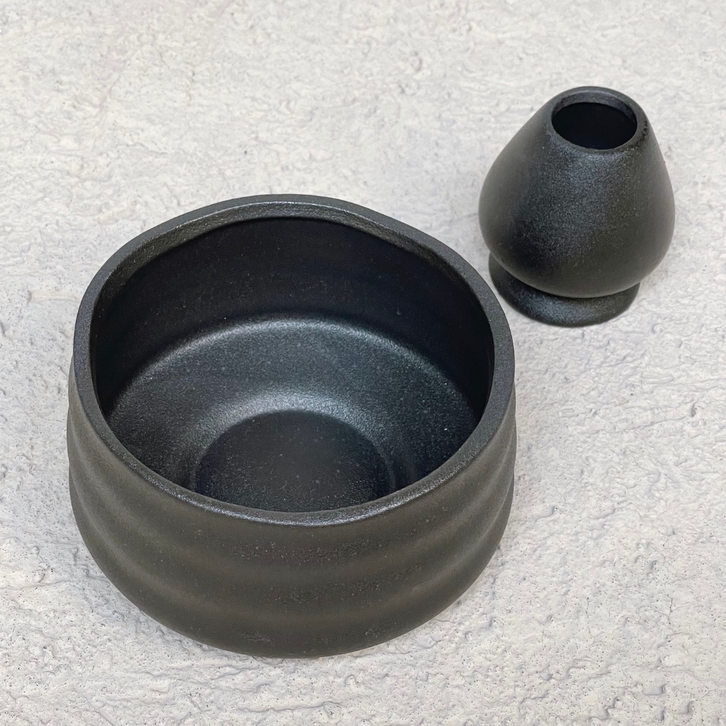 Jual Homelab Matcha Bowl + Chasen Holder Ceramic Premium - Mangkuk ...