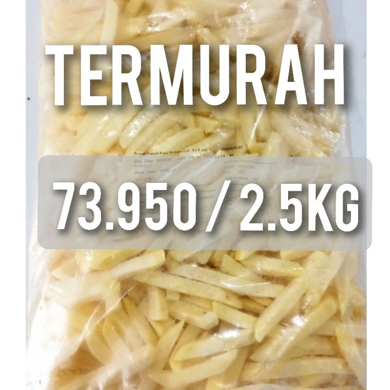 Jual KENTANG GORENG STRAIGHT CUT 2.5kg Grade AA . KENTANG GORENG ...