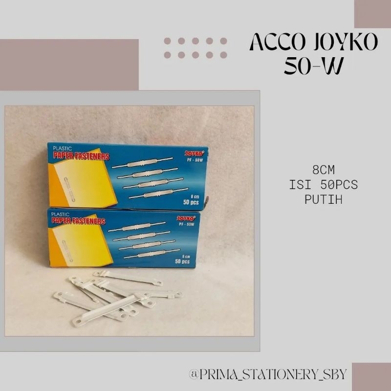 Jual Acco/Paper Fastener Joyko Putih PF-50W | Shopee Indonesia