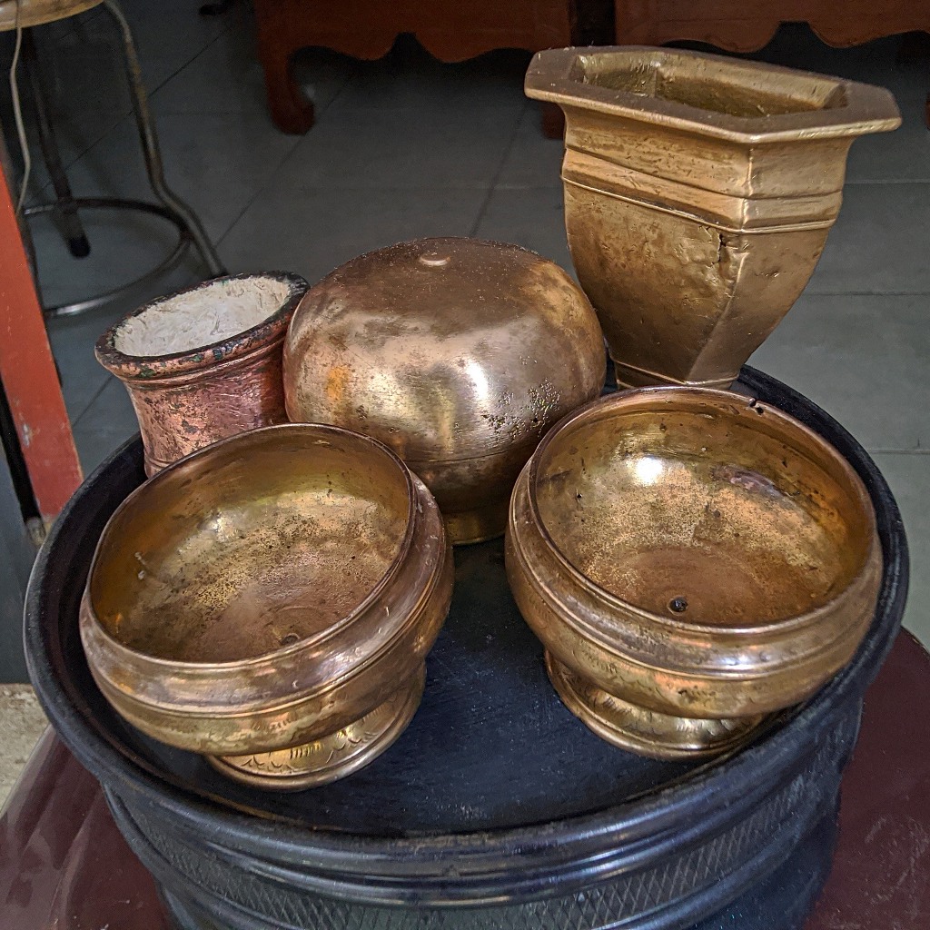 Jual Kinangan Antik Kuningan Fullset | Shopee Indonesia