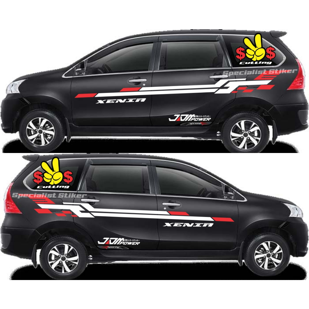 Jual Stiker Mobil Xenia Hitam Lama Sticker Daihatsu Xenia Simple ...