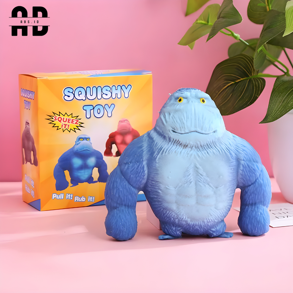 Jual ABS - Mainan Squishy Gorilla Kingkong Lempar Orangutan Monkey ...