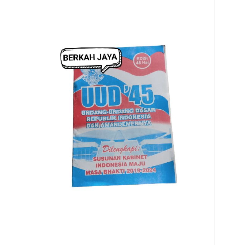 Jual UUD 45 UNDANG UNDANG DASAR REPUBLIK INDONESIA DAN AMANDEMENNYA ...