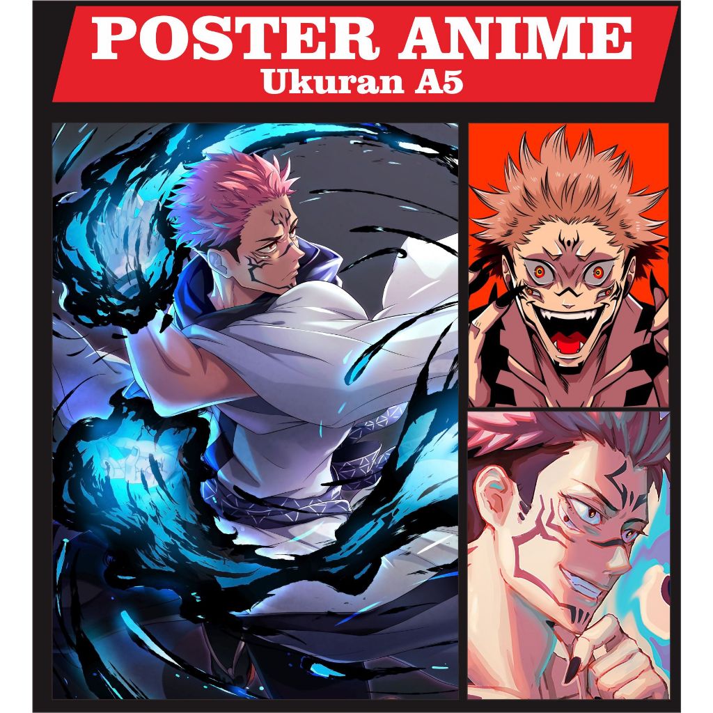 Jual POSTER ANIME // POSTER GOJO // POSTER DEMON SLAYER // POSTER ...