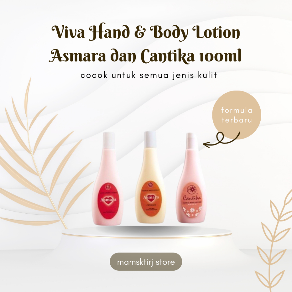 Jual Viva Hand & Body Lotion Asmara dan Cantika 100ml | Shopee Indonesia