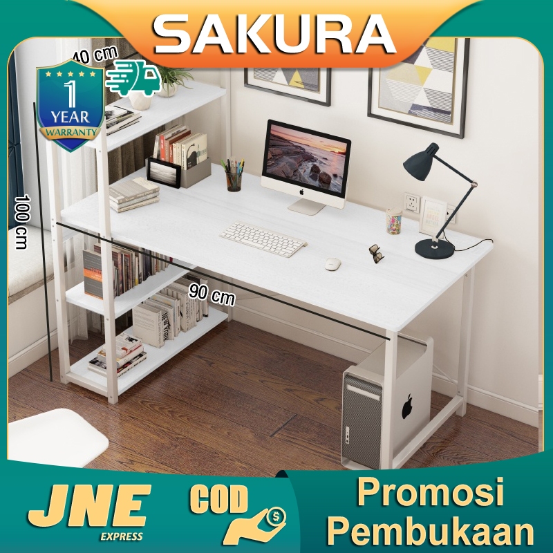 Jual Sakura Meja Komputer/Meja belajar/rak buku/meja buku/meja kantor ...