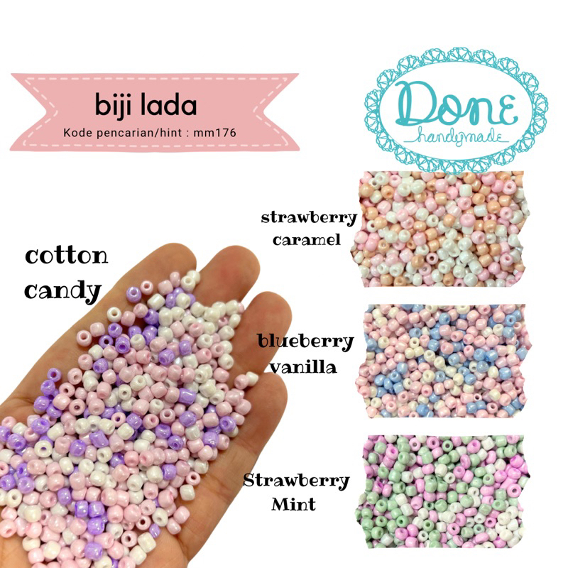 Jual done handymade manik biji lada manik cincin manik payet pasir ...