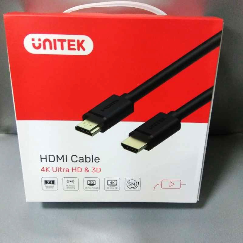 Jual Kabel UNITEK HDMI to HDMI 1.4 - 5m/10m/15m/20m - Support 4K ...