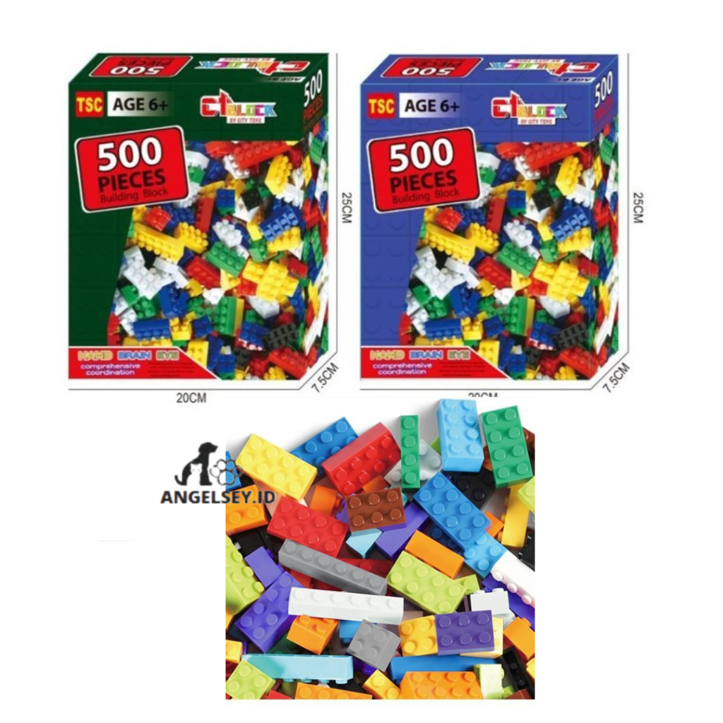 Jual Termurah !! Mainan Edukasi Anak Lego Isi 500pc/ Mainan Susun Balok ...