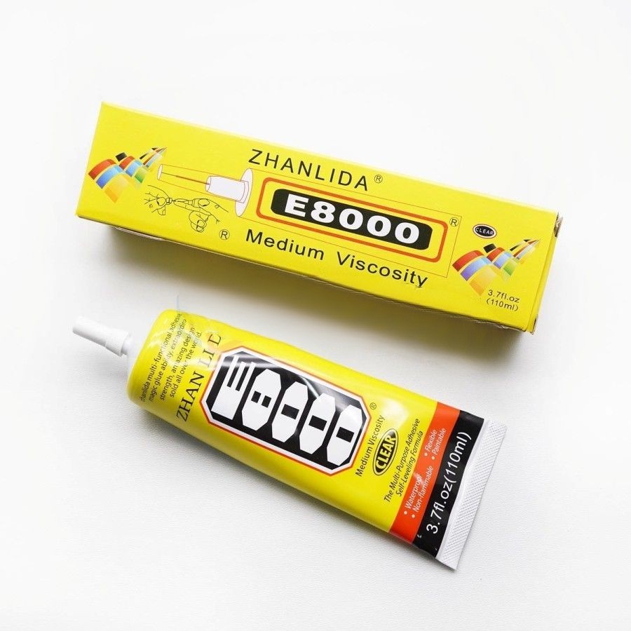 Jual LEM TOUCHSCREEN ZHANLIDA E8000 110ML LIQUID GLUE OPTICAL CLEAR | Shopee Indonesia